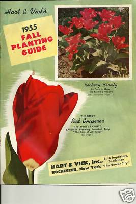 Hart & Vick's Fall Planting Guide 1955 Catalog Red Empress Rose | eBay UK