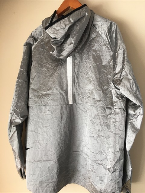 Nike Sportswear Teck Pack Silver Woven Hooded Jacket Men Size XL Cu3758 ...