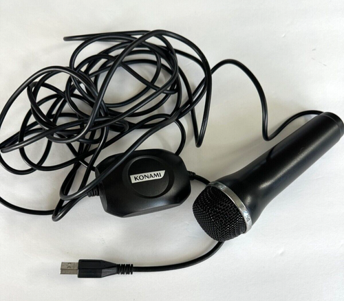 ROCK BANK Logitech Konami Microphone USB Wired A-0234A Wii XBOX ...
