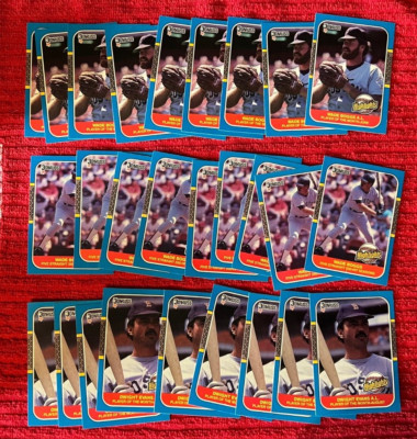 27 Card 1987 Donruss Highlights Boston Red Sox Card lot - w/ Wade Boggs ...