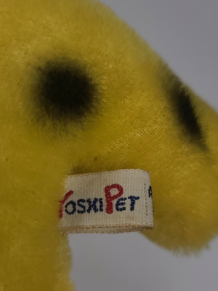 Yoski Pets Stuffed Animal Toy 6" Yellow Dalmatian Plush Rare Vintage | eBay