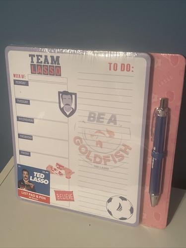 Ted Lasso BELIEVE 80 Sheets To-Do List Pad and Pen with Planner Section ...