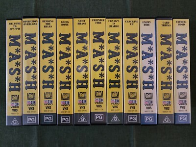 M*A*S*H VHS x 11 Tapes Bundle - MASH TV Series Collector's Edition ...