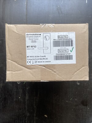 Dormakaba MT RFID Hotel Indoor Lock RH MR1-31NA0C0RAN0000SC NEW | eBay