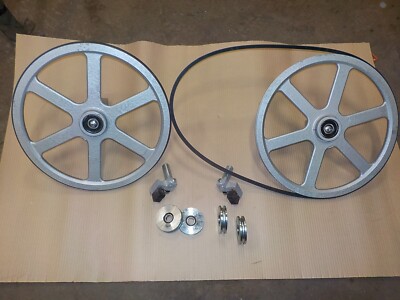 Bandsaw wheels Bandwheels 19" With Guides/Carriage wheel/Shafts DIY KIT ...