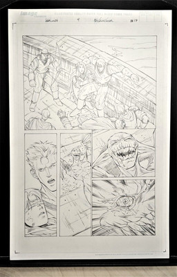 Warlands Issue #4 Page 17 Original Comic Book Art - Art by Pat Lee ...