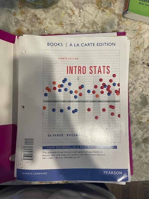 Intro Stats by Paul F. Velleman, Richard D. De Veaux, David E. Bock and ...