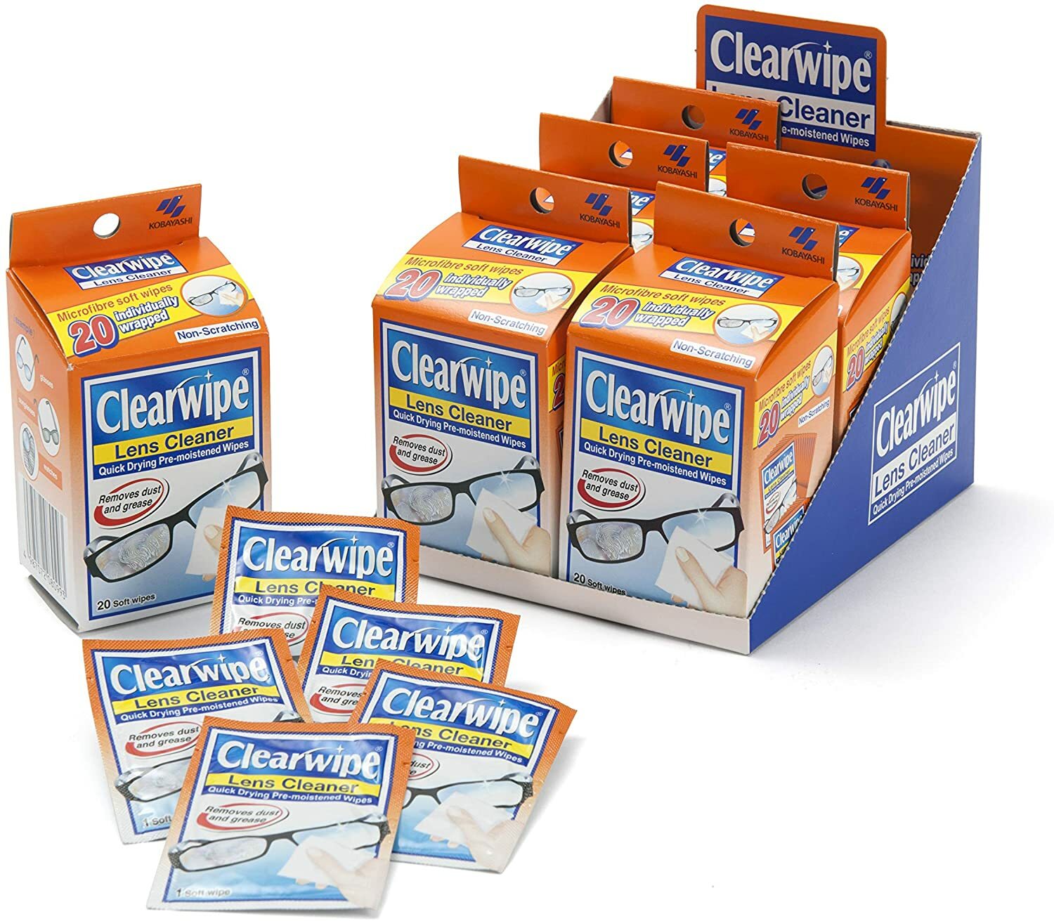 Clearwipe Lens 120pk Cleaner Glasses Clear Eyeglass & Sunglass ...