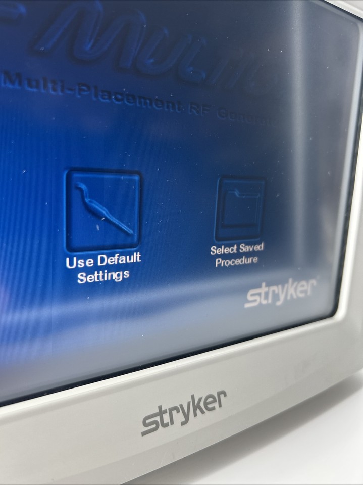 Stryker Ref 406-900 Multigen Radiofrequency RF Generator 30 Day ...