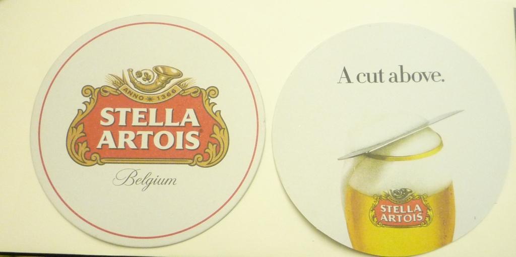 HONG KONG Beer Mat Coaster STELLA ARTOIS A Cut Above Round 2016 Design ...