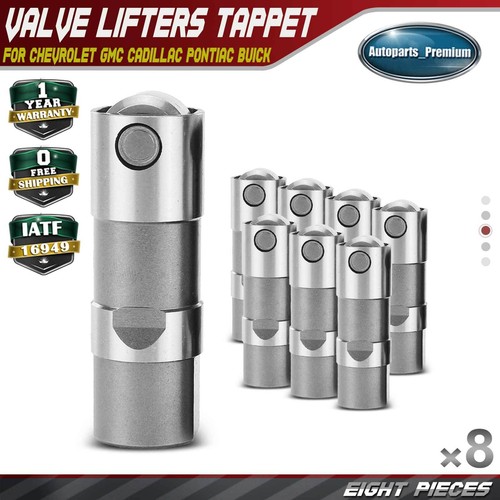 8x Hydraulic Roller Valve Lifters for Chevrolet GMC Cadillac Pontiac ...