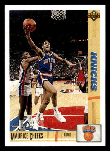 Maurice Cheeks 1991 Upper Deck #281 New York Knicks | eBay