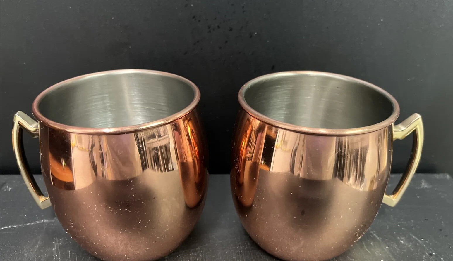 Moscow Mule Silver One International Hammered Copper ECO-One Set of 2 ...