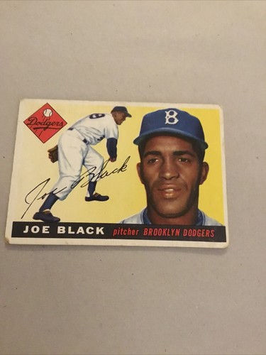 1955 Topps Baseball #156 Joe Black Brooklyn Dodgers GOOD | eBay
