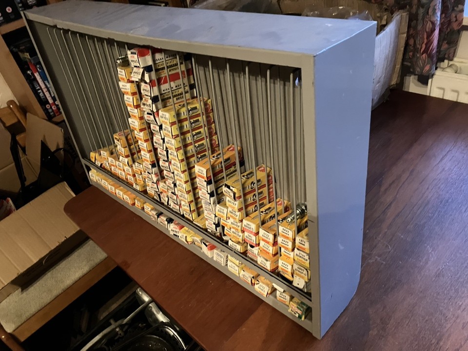 Over 140 new NGK spark plugs in display rack. | eBay UK