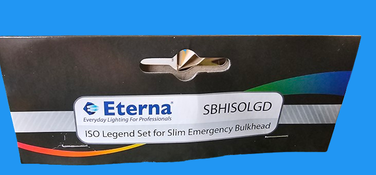Emergency Exit Stickers Eterna ISO Legend Set for Slim Bulkhead ...