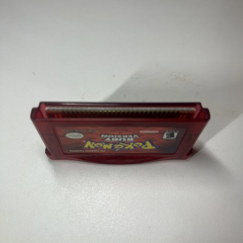 Pokemon Ruby Version Nintendo Game Boy Advance Authentic Pre-owned ...