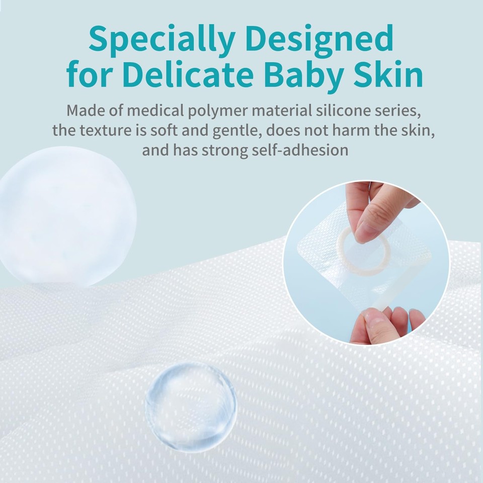 Baby Belly Navel Patches, Cotton Pads for Baby Belly Button, Baby ...