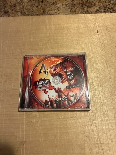 Promo DVD Resident Evil 4 Exclusive The Making Of GameCube Not For ...