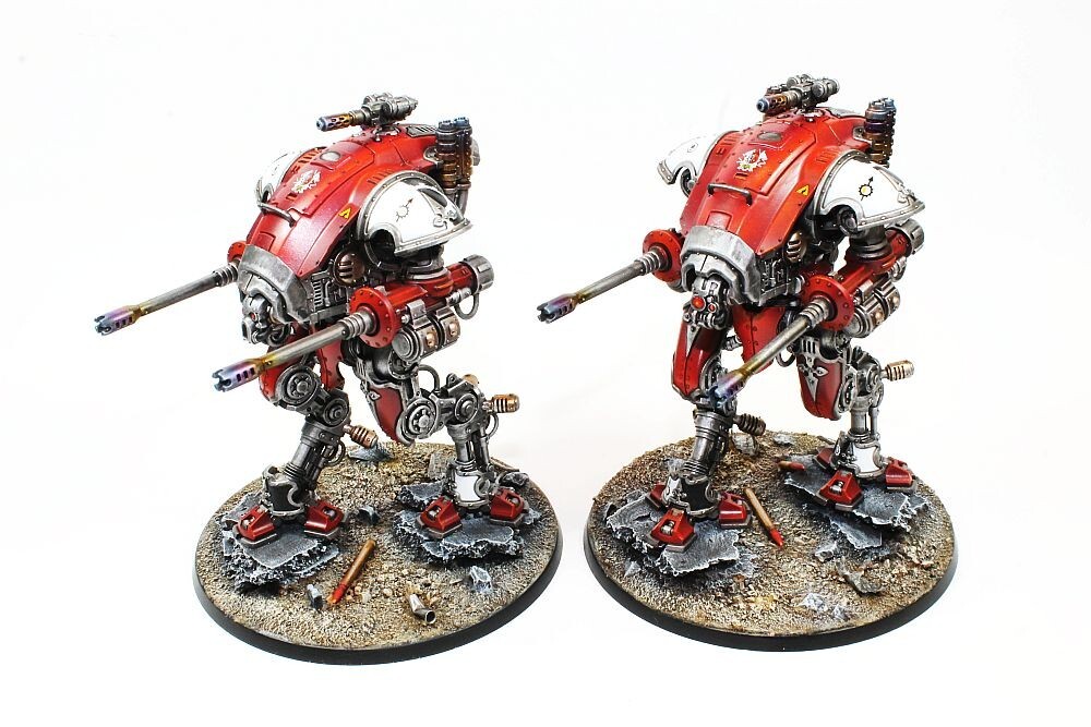 WARHAMMER 40K Armiger Helverins or Warglaives - Painting Painted ...