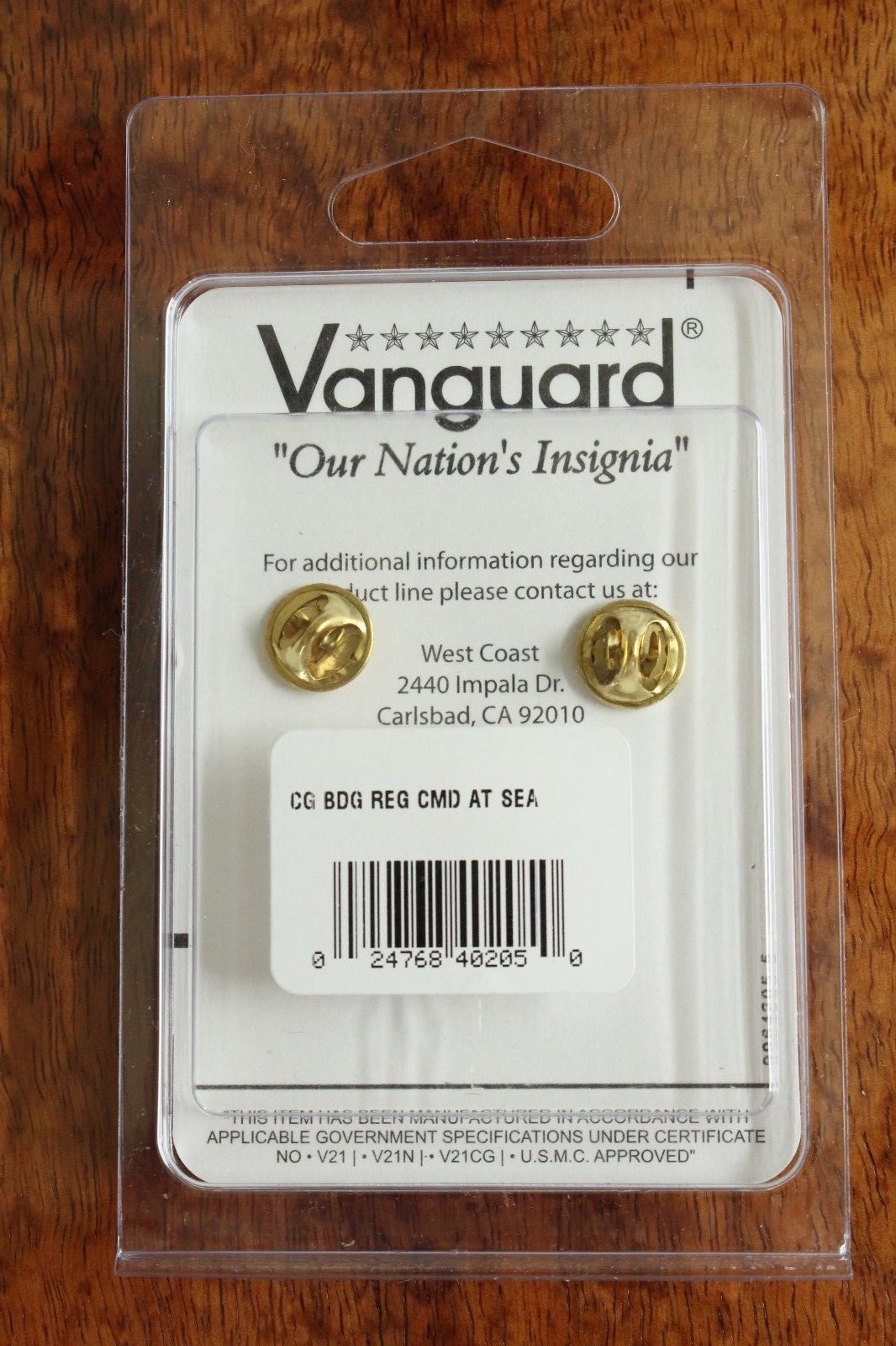 USCG US COAST GUARD COMMAND AFLOAT FULL SIZE GOLD BREAST BADGE | eBay