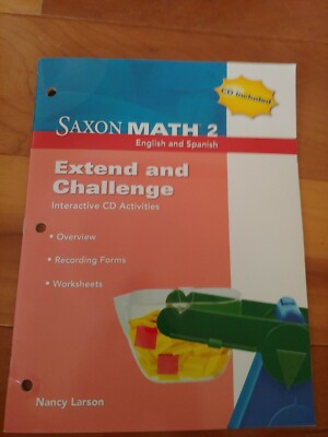Saxon Math 2 Extend and Challenge With CDROM | eBay