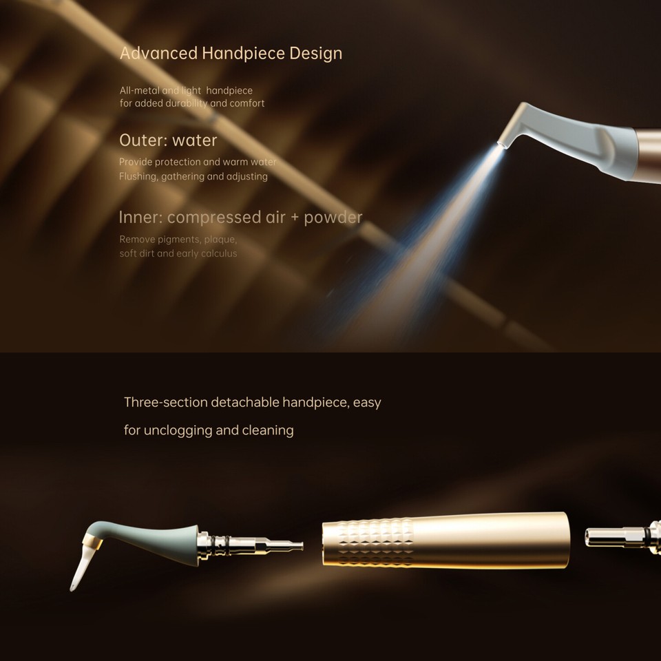 Woodpecker PT-B Dental Ultrasonic Scaler & Sub/Supra Air Flow Polisher ...