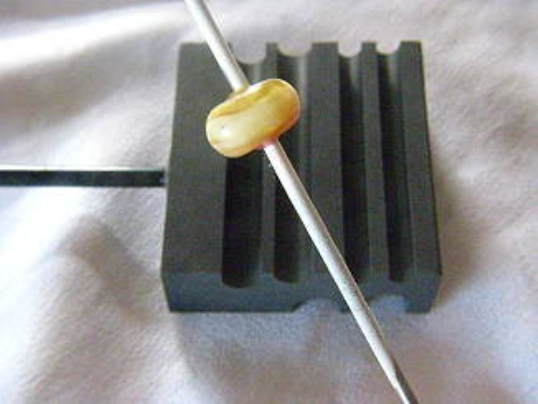 Devardi Glass Graphite Marver~ DONUT BEAD ROLLER/SHAPER, Lampwork Bead ...