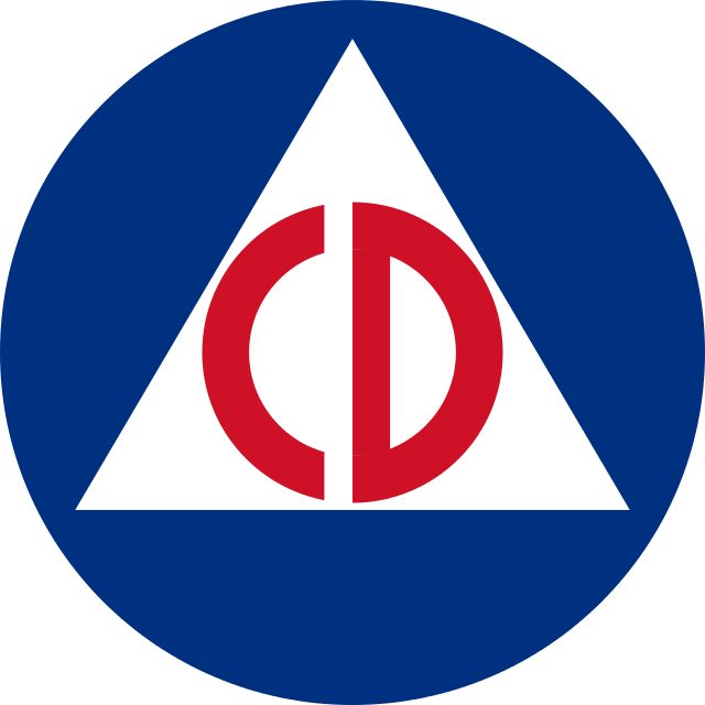 2 Inch Reflective United States Vintage Civil Defense Logo Sticker | eBay