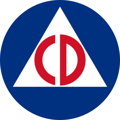 2 Inch Reflective United States Vintage Civil Defense Logo Sticker | eBay