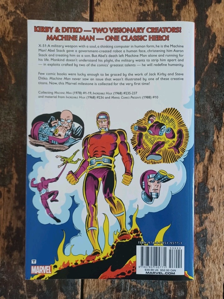 Machine Man The Complete Collection TPB Marvel Comics Kirby, Ditko Nice ...