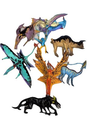 Disney Parks Avatar Pandora Creature Figure Lot 8pc 20 Century Studios ...