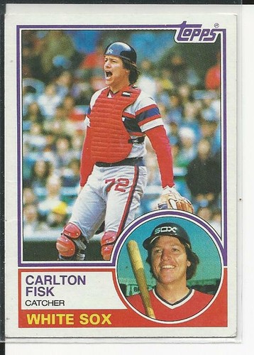 1983 Topps Carlton Fisk Baseball Card #20 - HOF Chicago White Sox | eBay