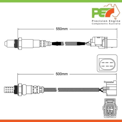 2x New * OEM * Pre-Cat & Post-Cat Oxygen Sensors For Mercedes Benz S350 ...