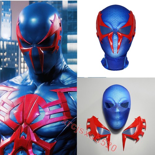 2099 Ultimate Spiderman Mask Helmet Cosplay 3D Spider-Man Costume ...