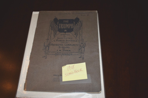 1918 Song book Triumph, The Realm of Song, Early Songs for Institutes ...