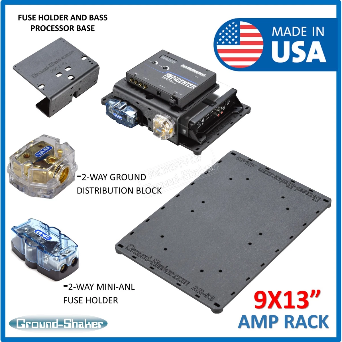 Custom Car Audio Amp Racks