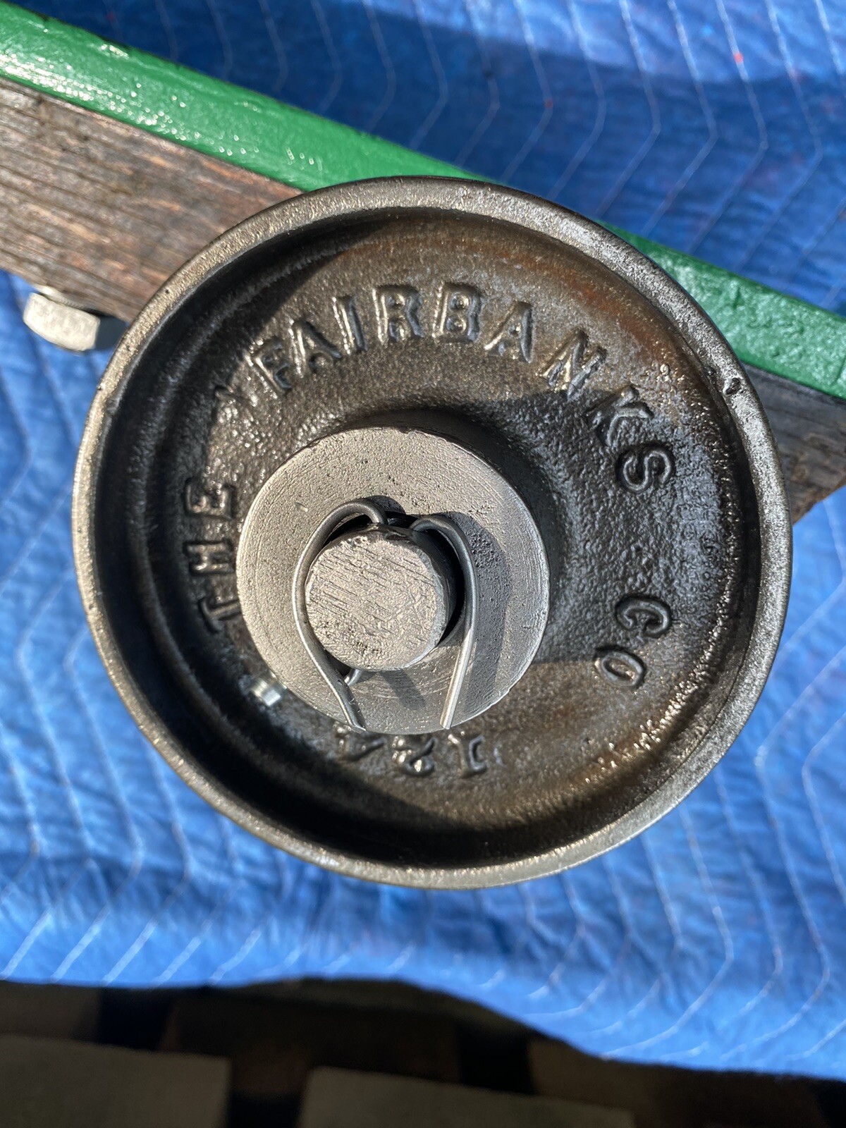 Vintage Railroad Fairbanks & Co Pry / Johnson Bar Dolly Rail & Tie ...