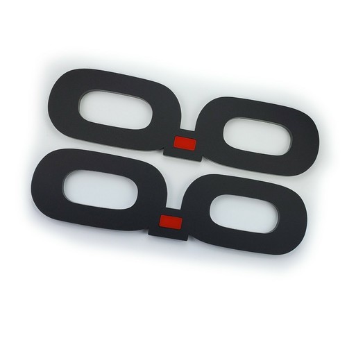 2pc Fender 0.0 Emblems fits Ford Mustang Mach-E GT badge Mach E logo e ...