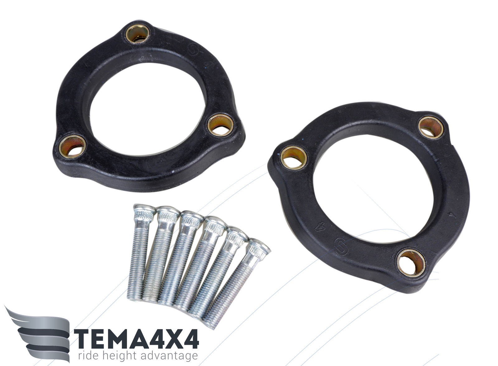 Front strut spacers 15mm for Toyota 4Runner FJ Cruiser Hilux Innova ...