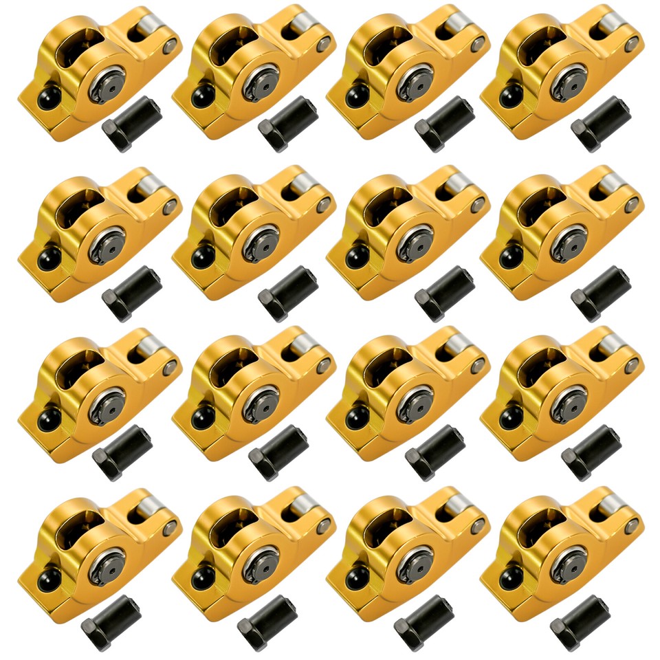Aluminum Roller Rockers Arms 1.6 Ratio 3/8" Stud for Chevy Small Block ...