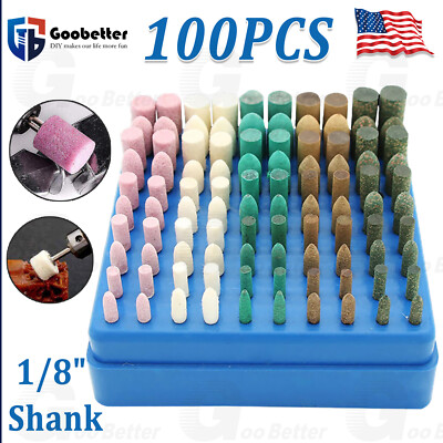 Diamond Buffing Polishing Grinding Bit Set 100 Pcs Accessory Dremel ...