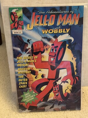Vintage 1991 Comic Book Jello Man and Wobbly Promo Comic Book #1 ...