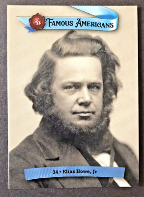 Elias Howe Sewing Machine 2021 Historic Autographs Famous Americans #34 ...