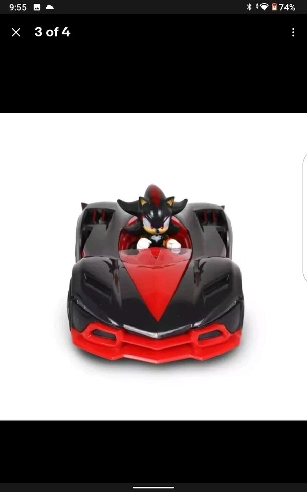 NKOK Team Sonic Racing Shadow The Hedgehog 2.4Ghz Turbo Remote ...