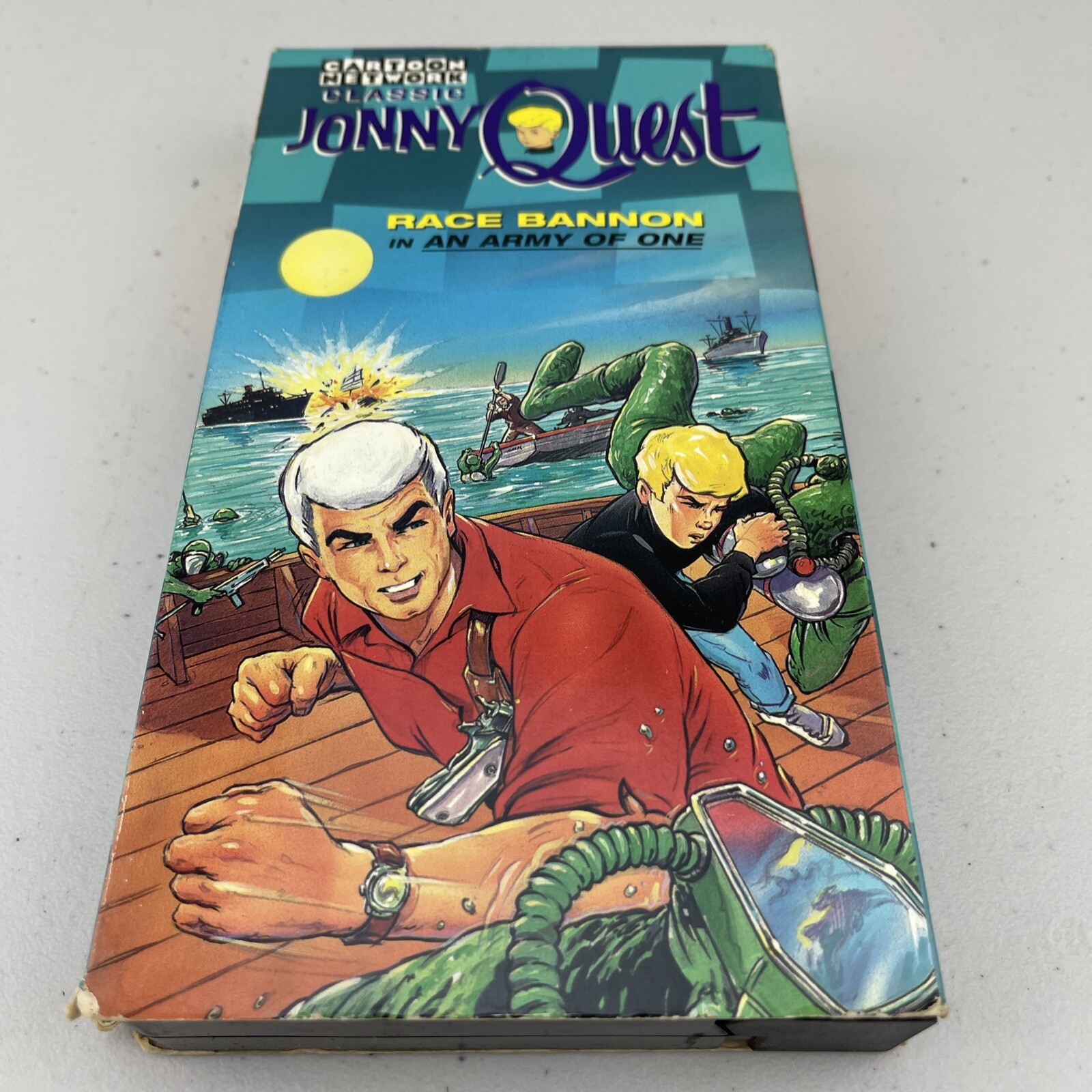 VHS Cartoon Network: Classic Johnny Quest Race Bannon In An Army Of One ...