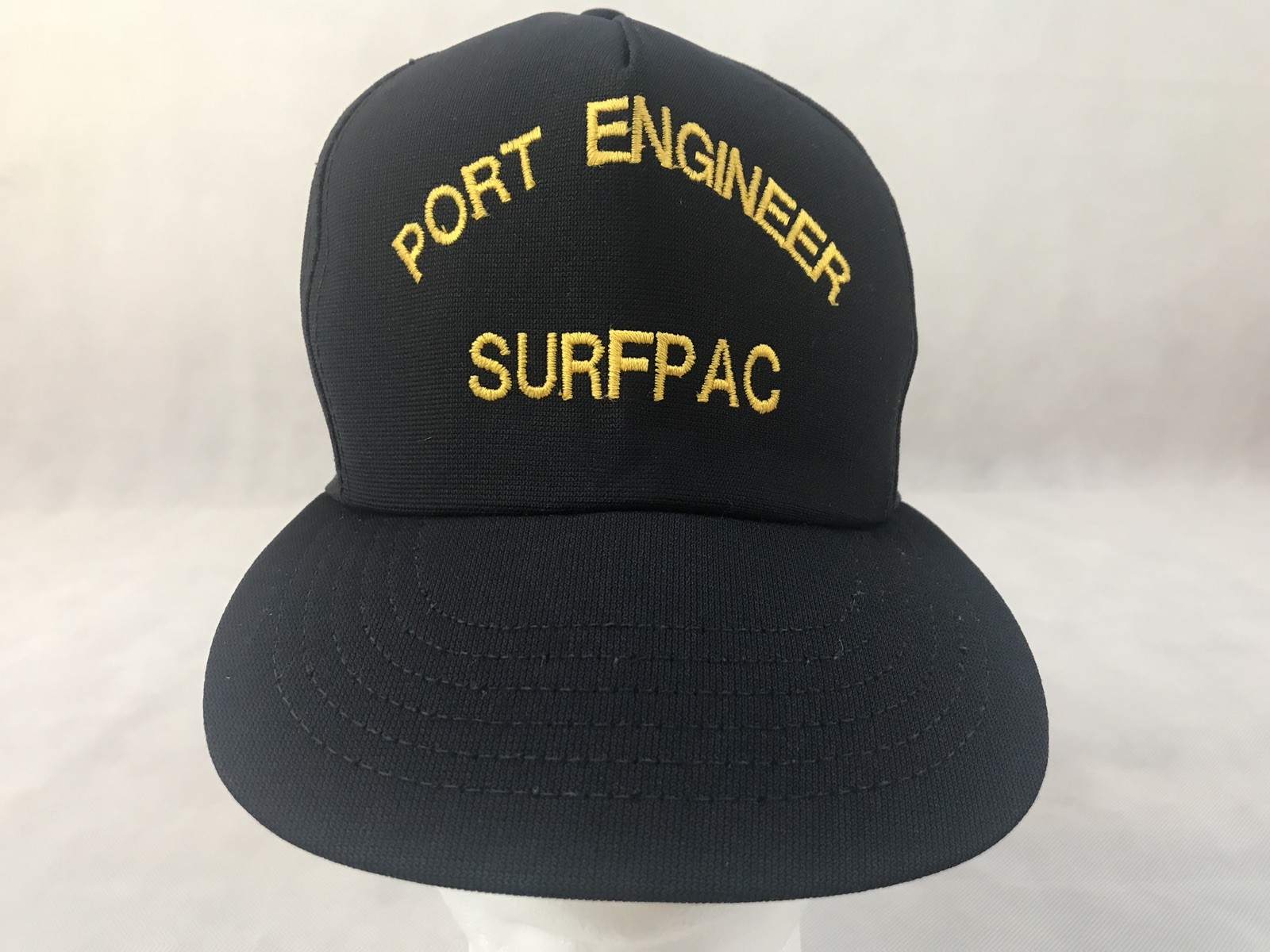 Port Engineer Surfpac Navy Hat Ball Cap Preowned Made In USA Snapback ...