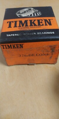 TIMKEN 376-DE, TAPERED ROLLER BEARINGS, DOUBLE INNER CONE, 1.8750" BORE ...