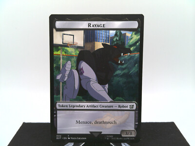 Ravage Token 002 Universes Beyond: Transformers BOT MTG Magic | eBay