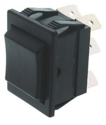 Arcolectric Double Pole Double Throw (DPDT) On-Off-On Rocker Switch ...